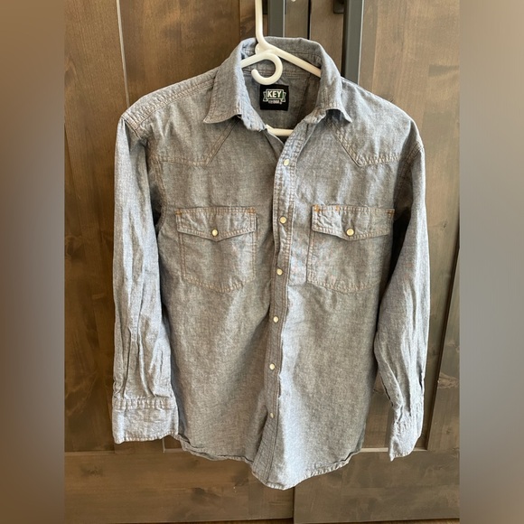 Key | Shirts | Key Mens Chambray Shirt | Poshmark